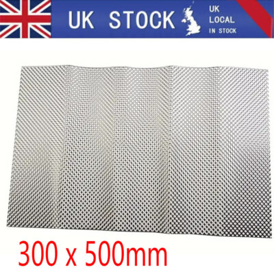 Motorsport Embossed Aluminium Heat Shield Material 300mm x 500mm Sheet ...