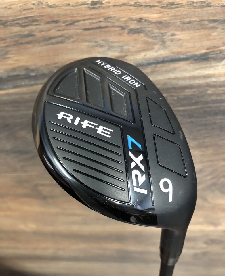 USED RH Mens Rife Golf RX7 Hybrid Irons Set #3-PW Reg Flex Graphite ...