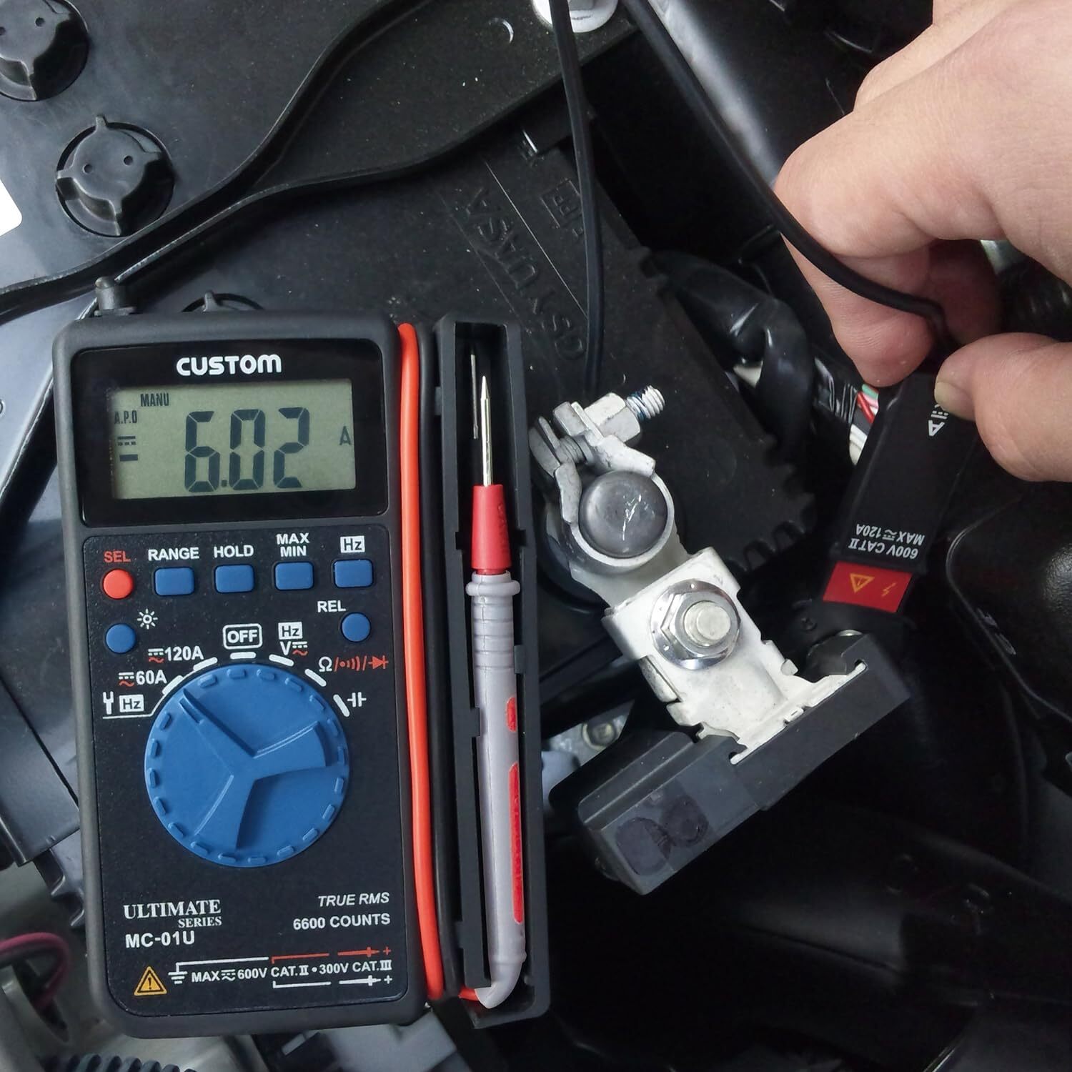 CUSTOM AC/DC Clamp Digital Electric Multimeter MC-01U 3V ‎24x81x130mm ...