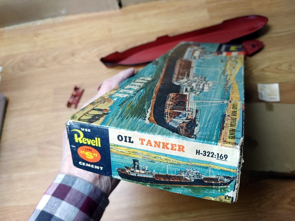 The 1956 Revell #H-322 Oil Tanker J.L. Hanna - RARE | eBay