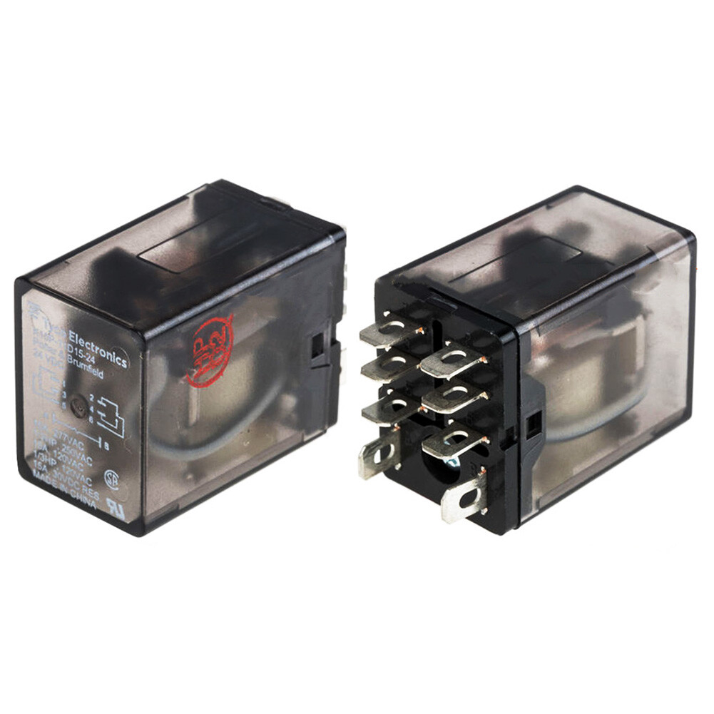 2Pcs Tyco K10P-11D15-24 24VDC Safety Relay 8Pins 15A | eBay