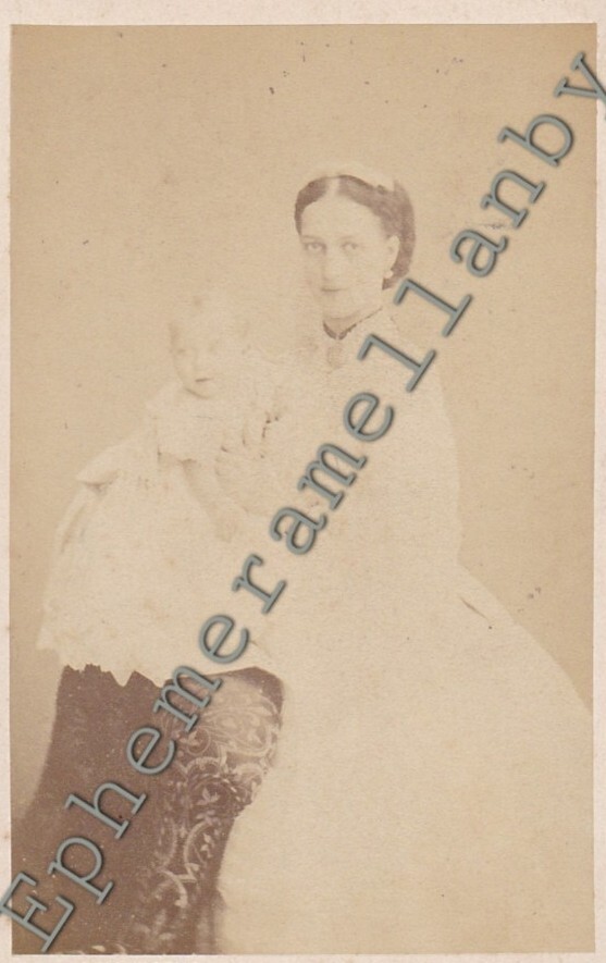 CDV Photo Royalty Queen Alexandra Princess Of Wales Royal Baby Lock ...