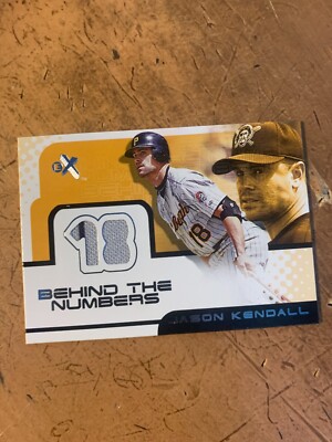 2001 E-X Behind the Numbers Game Jersey #BH36 Jason Kendall | eBay