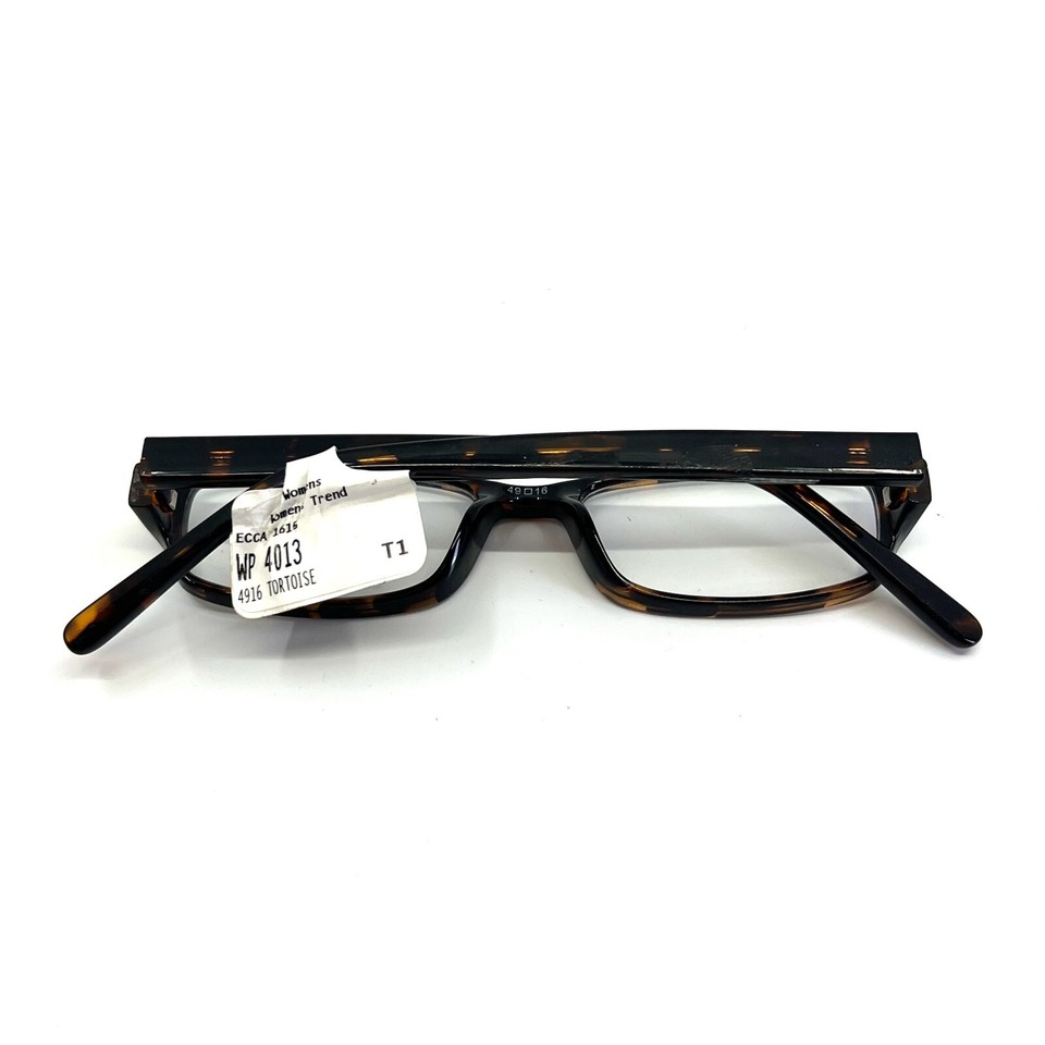 WP 4013 Eyeglasses Frames Shiny Brown Tortoise Rectangular Full Rim 49 ...