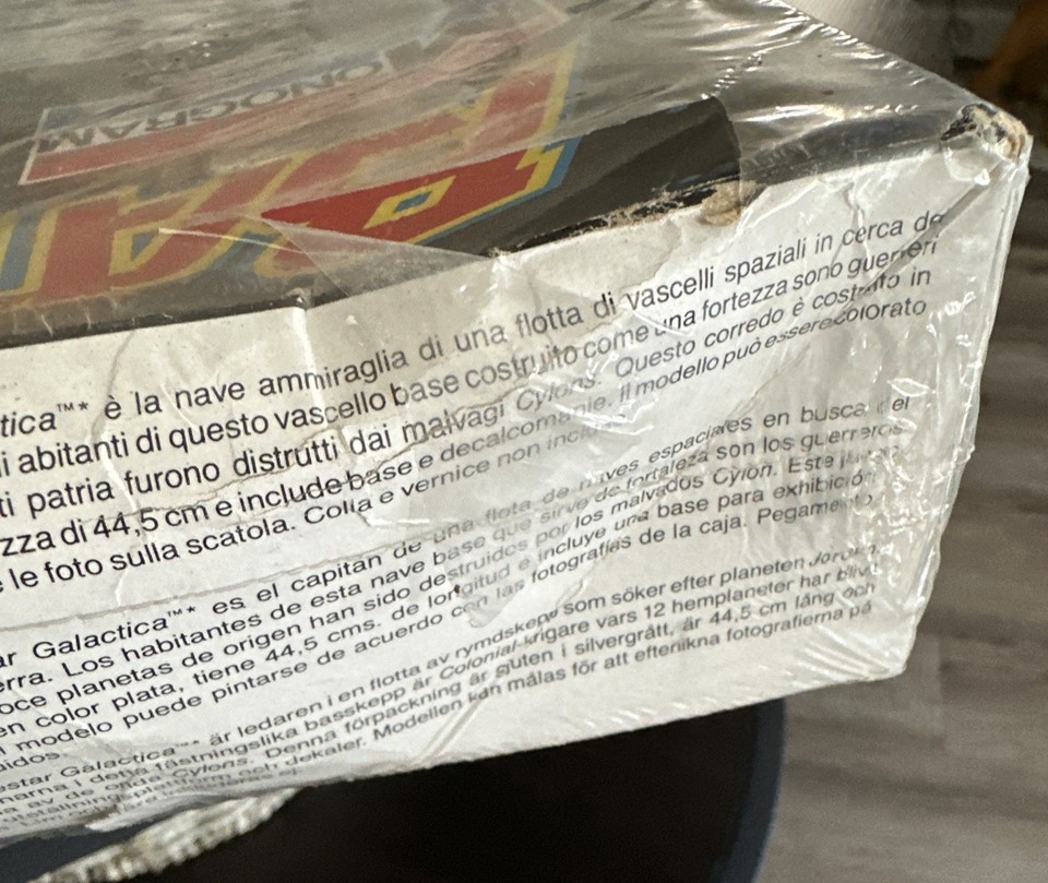 Monogram Model Kit, Battlestar Galactica Star Ship 1978 Molded in ...