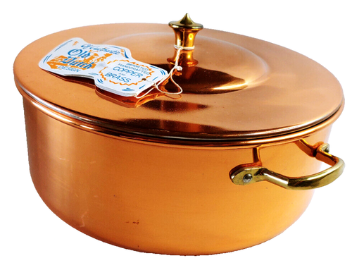 ODI Copper Stockpot Cookware- New with Tags-Old Dutch-Korea Vintage Pot ...