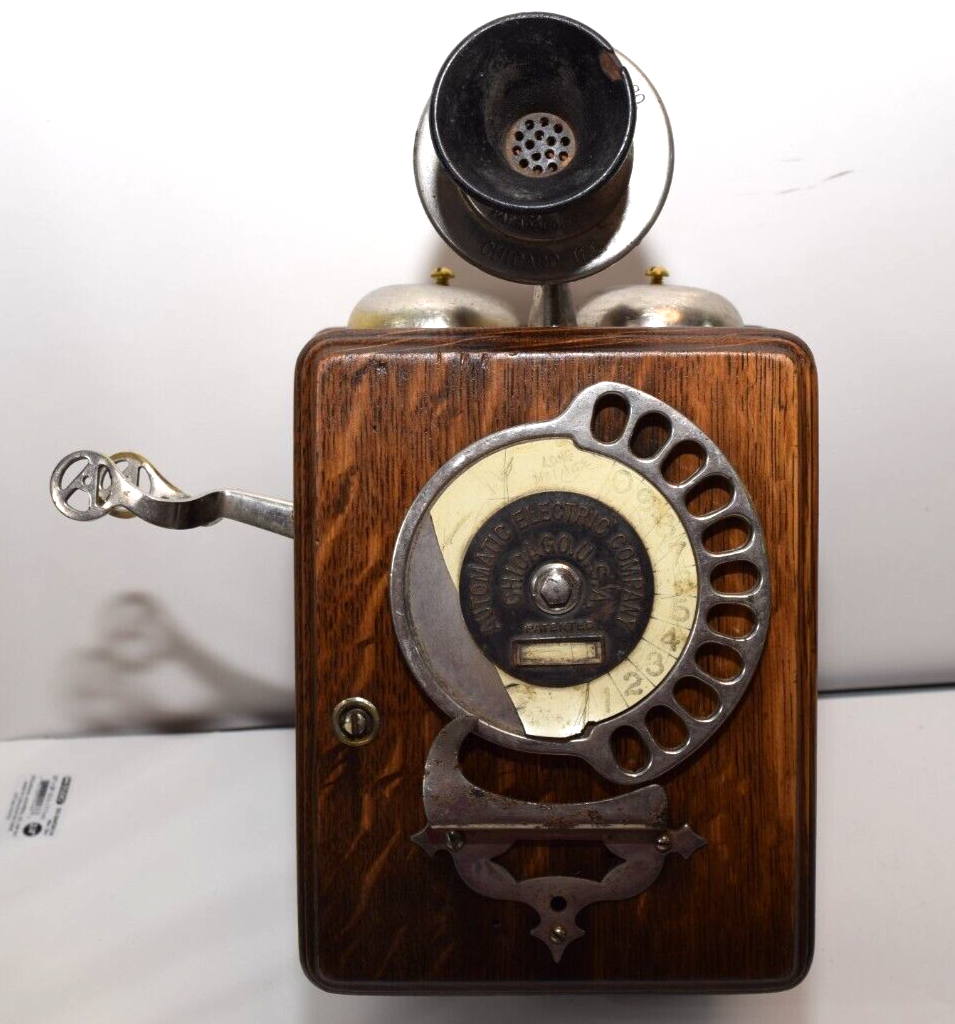 antique 11 Digit Strowger Telephone chicago automatic electric PARTS ...