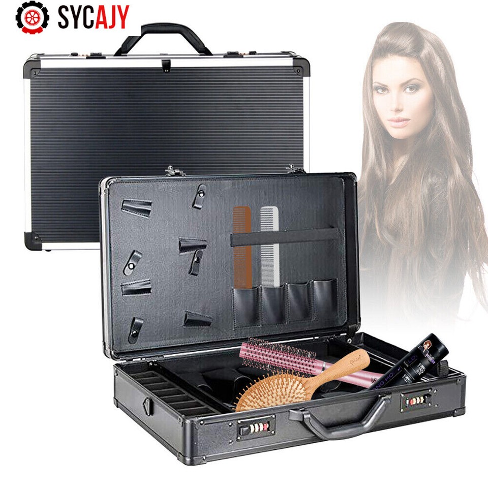 Barber Stylist Suitcase, Carrying Case For Clippers Trimmers Scissors ...