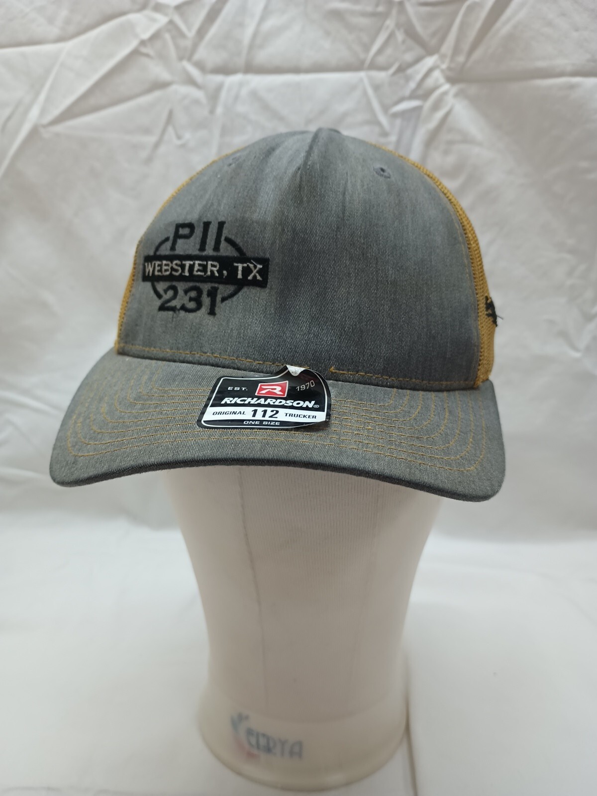 PII Webster TX Exxon Mobil SnapBack hat trucker style Richardson 112 | eBay
