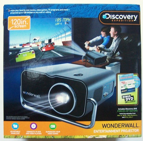 Discovery Wonderwall DVD/XBox/Playstation 8' x 6' Projector | eBay