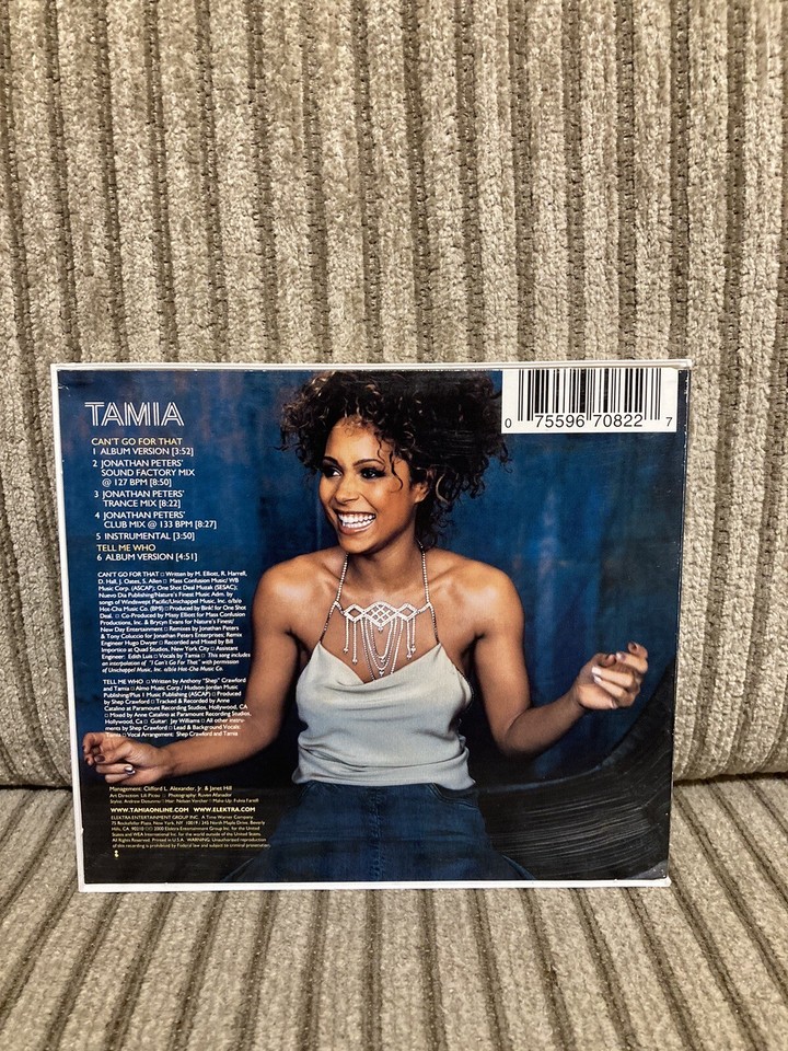 Can't Go For That by Tamia (CD) Single, Contemporary R&B, Remixes | eBay