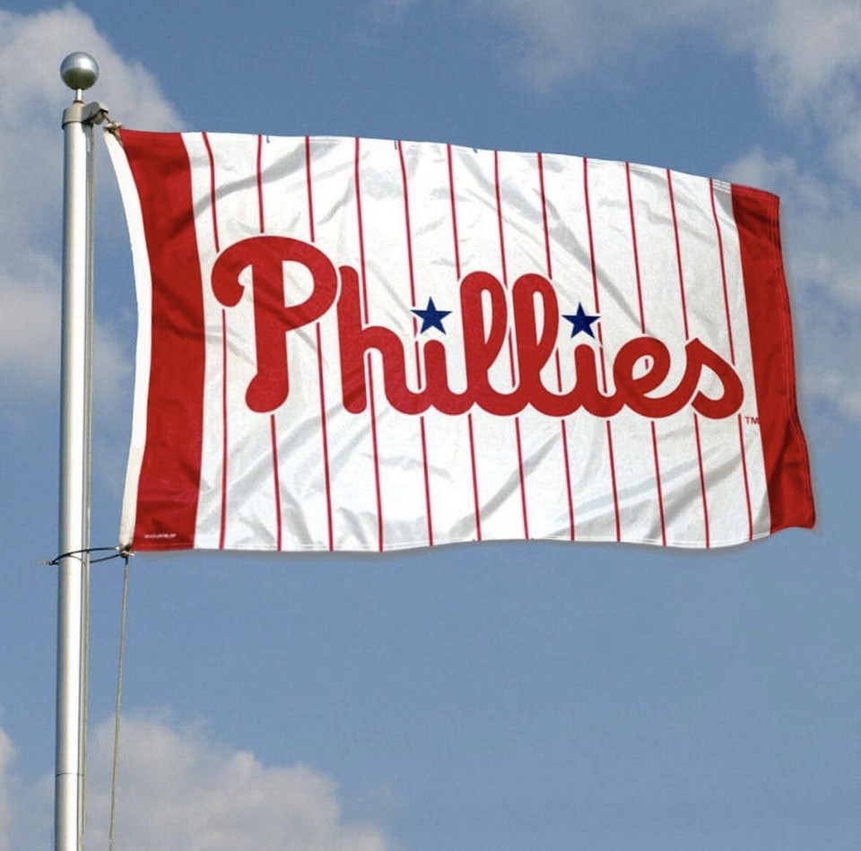NEW Philadelphia Phillies Flag ~ Large 3'X5' ~ MLB Phillies Large ...