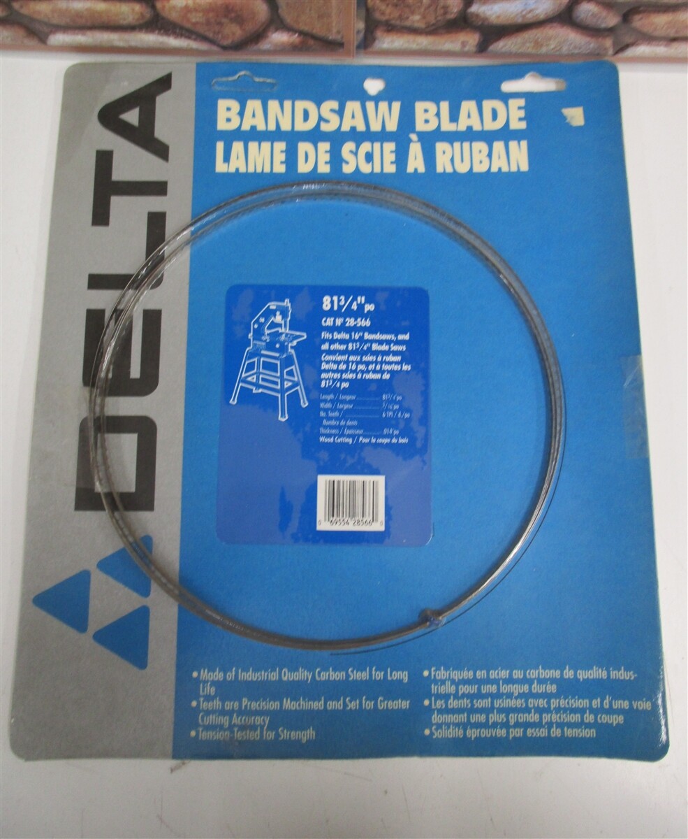 Delta 28-566 82" Band Saw Blade Wood Cutting 3/16" Wide 6 TPI .014 ...