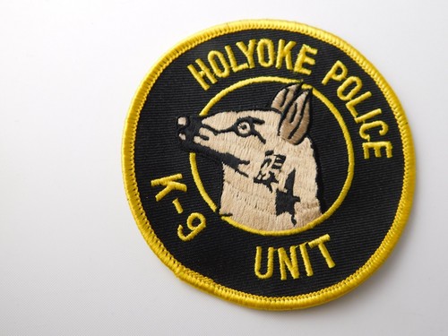 HOLYOKE POLICE K-9 UNIT PATCH DEPARTMENT DOG HANDLER OFFICER ...