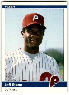 1984 1984 Fleer Update Fleer Update Jeff Stine Philadelphia Phillies #U ...