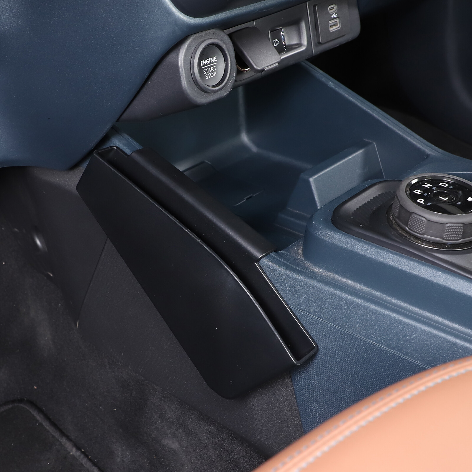 Fits 2022-2024 Ford Maverick Driver Side Storage Box Car Organizer ABS ...