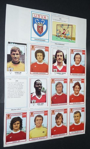 26 IMAGES A RECUPERER BORDEAUX VALENCIENNES USVA SIX PANINI FOOTBALL ...