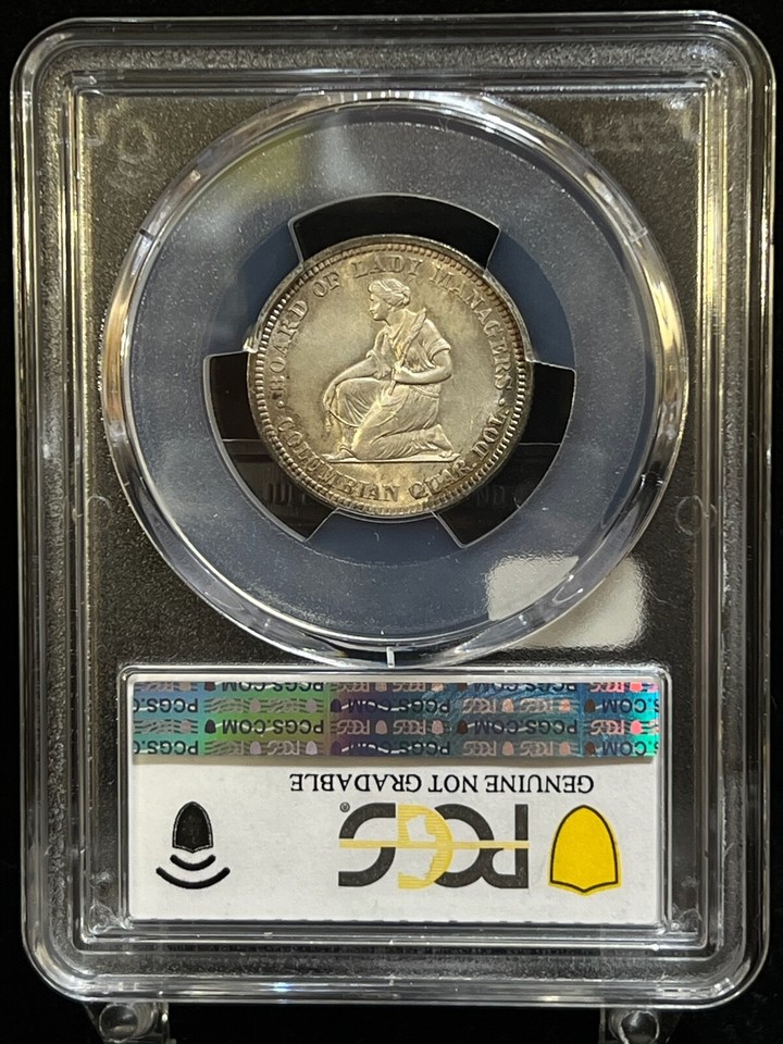 1893 United States Isabella Quarter - PCGS Genuine Scratch - UNC Detail ...