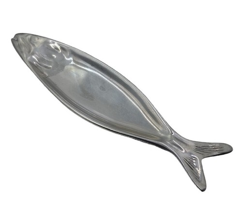 Pewter Salmon Fish Serving Platter Tray 14" | eBay