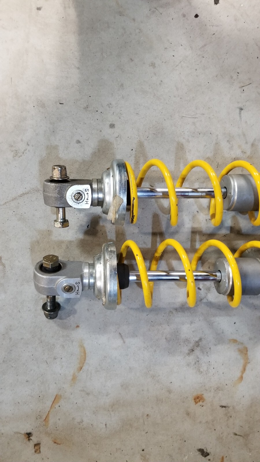 Skidoo HPG X Front Ski Shocks Spring 800r XS XP 600 Etec Clicker Doo ...