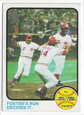 1973 Topps N.L. Playoffs Reds v Pirates #202 | eBay