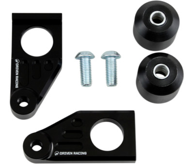 DRIVEN AXLE BLOCKS SLIDERS BLACK ALUMINUM DRAX-118-BK YAMAHA R6 YZFR6 ...