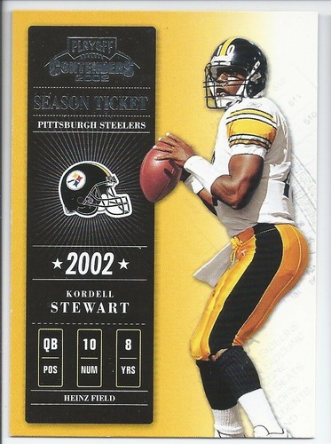 2002 NFL Playoff Contenders Kordell Stewart #22 Pittsburgh Steelers | eBay