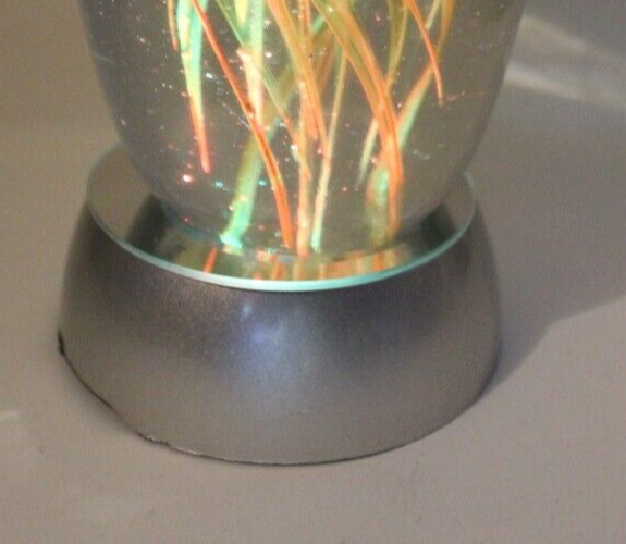 3.5" Multicolored LED Light Base Display of Paperweights Glass Figurine ...