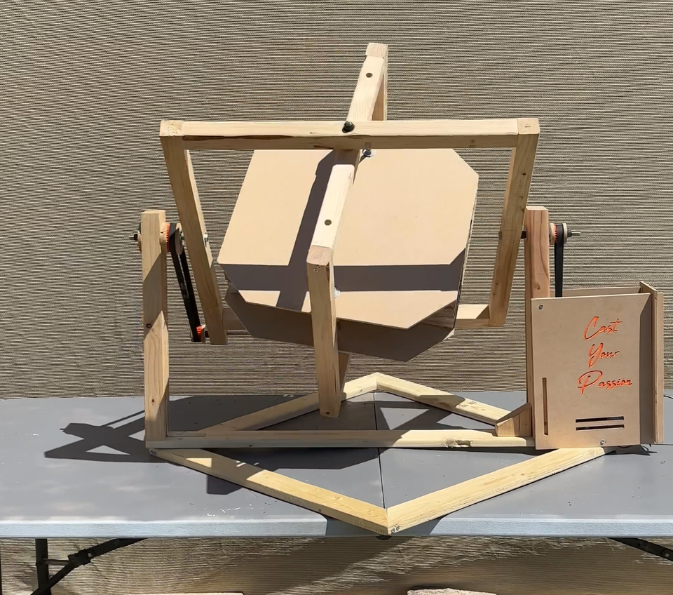 Pro-tocast Motorized Rotocaster with 12" Plates -For Resin Casting ...