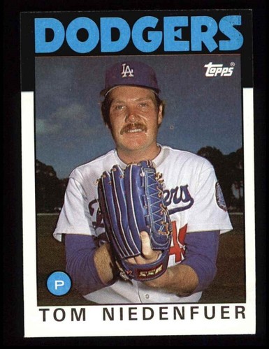 1986 Topps #56 Tom Niedenfuer Dodgers 8 - NM/MT | eBay