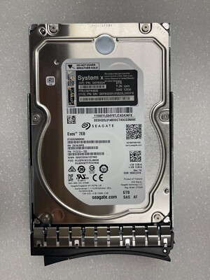 Seagate Exos 7E8 6TB SAS 12GB 7.2K ST6000NM0095 IBM 00YK605 512 New ...