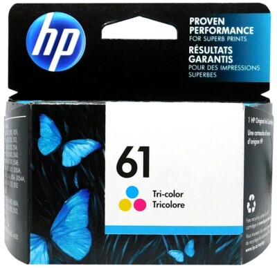 HP #61 Color Ink Cartridge 61 CH562WN NEW GENUINE | eBay
