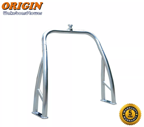 Origin Aluminum Polished Ski Tow Bar for Pontoon Boats Outboard Motor ...