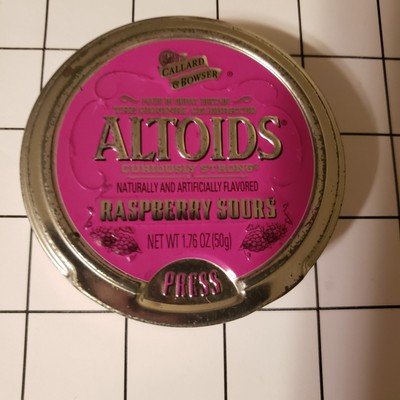 Altoids Raspberry Sours Collector Tin Empty Made in Great Britain 2005 ...