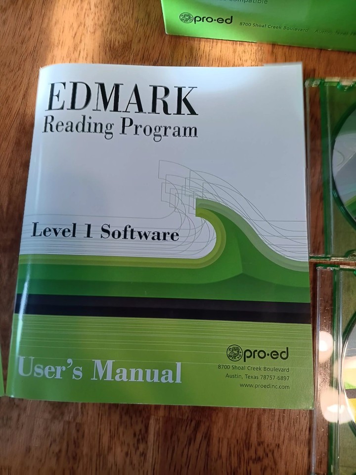 Edmark Reading Program LEVEL 1 SOFTWARE Kit Windows/MAC Compatible | eBay