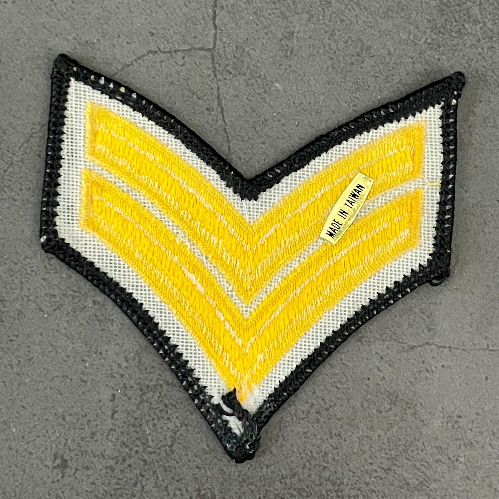 Army Military Police Fire Costume Uniform Patch 2 Stripes Black Gold ...
