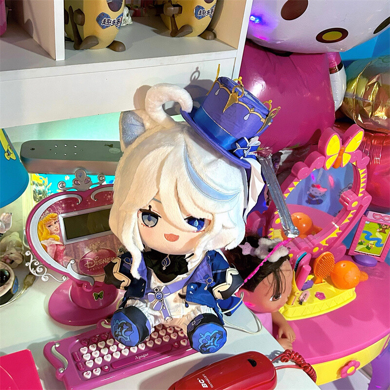 Anime Genshin Impact Furina Plush Stuffted Doll Toys Pillow Collection ...
