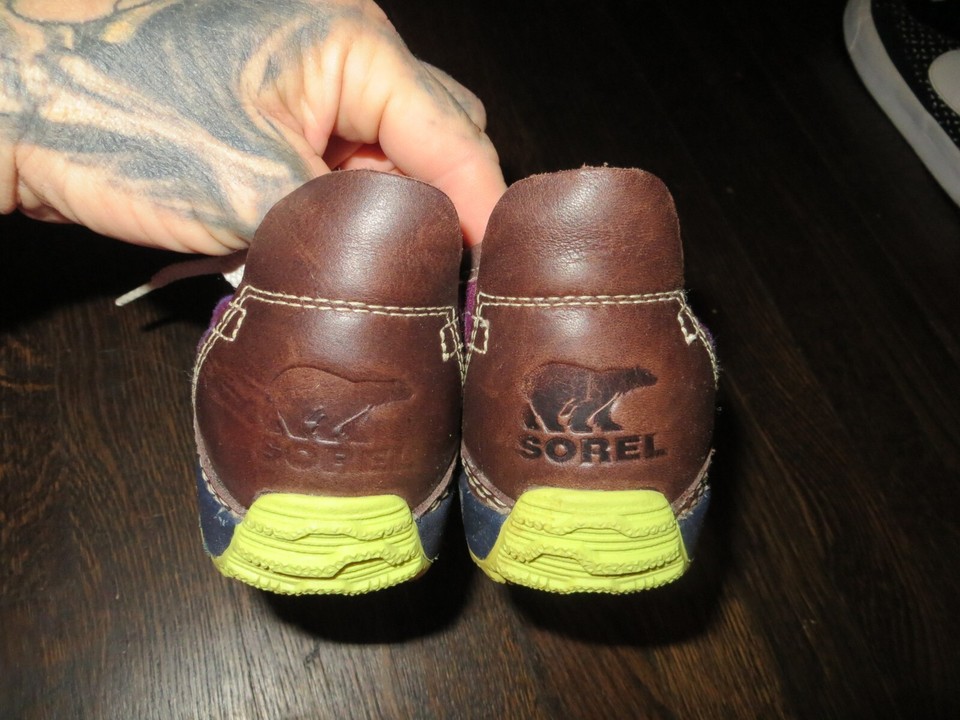 Sorel Mackenzie Lined Leather Outdoor Shoes Sneakers Womens Size 6 ...