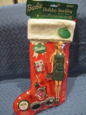 Barbie Holiday Stocking, Gift Set, Target Special Ed., 2003, B8290 ...