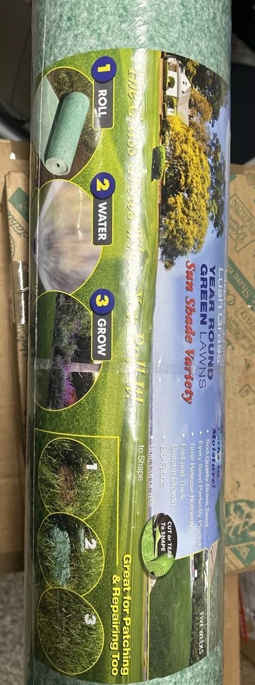Grotrax big roll year-round green grass seed mixture mat roll for lawn ...