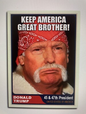 Donald Trump 2025 Team Trump” Custom ACEO Card Keep America Great ...