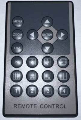 OCB KCQ-404 4CH Color QUAD System Video Splitter CCTV DVR Camera Remote ...