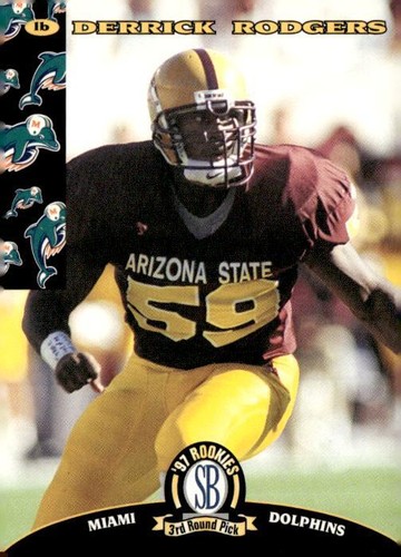 1997 Score Board NFL Rookies #72 Derrick Rodgers | eBay