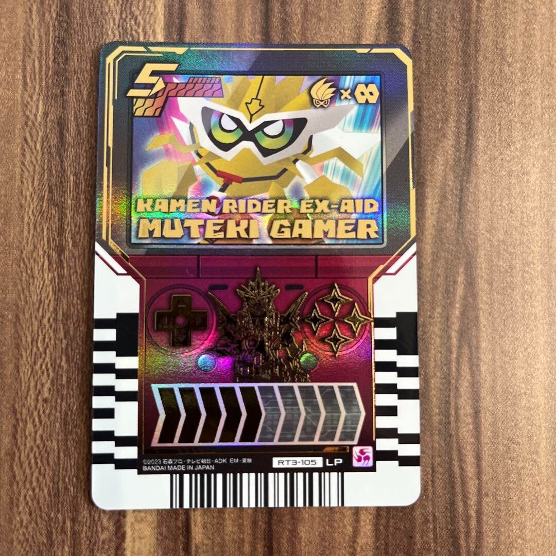 Kamen Rider EX-AID Muteki Gamer Gotchard Ride Chemy Card Phase 03 RT3-105 LP | eBay