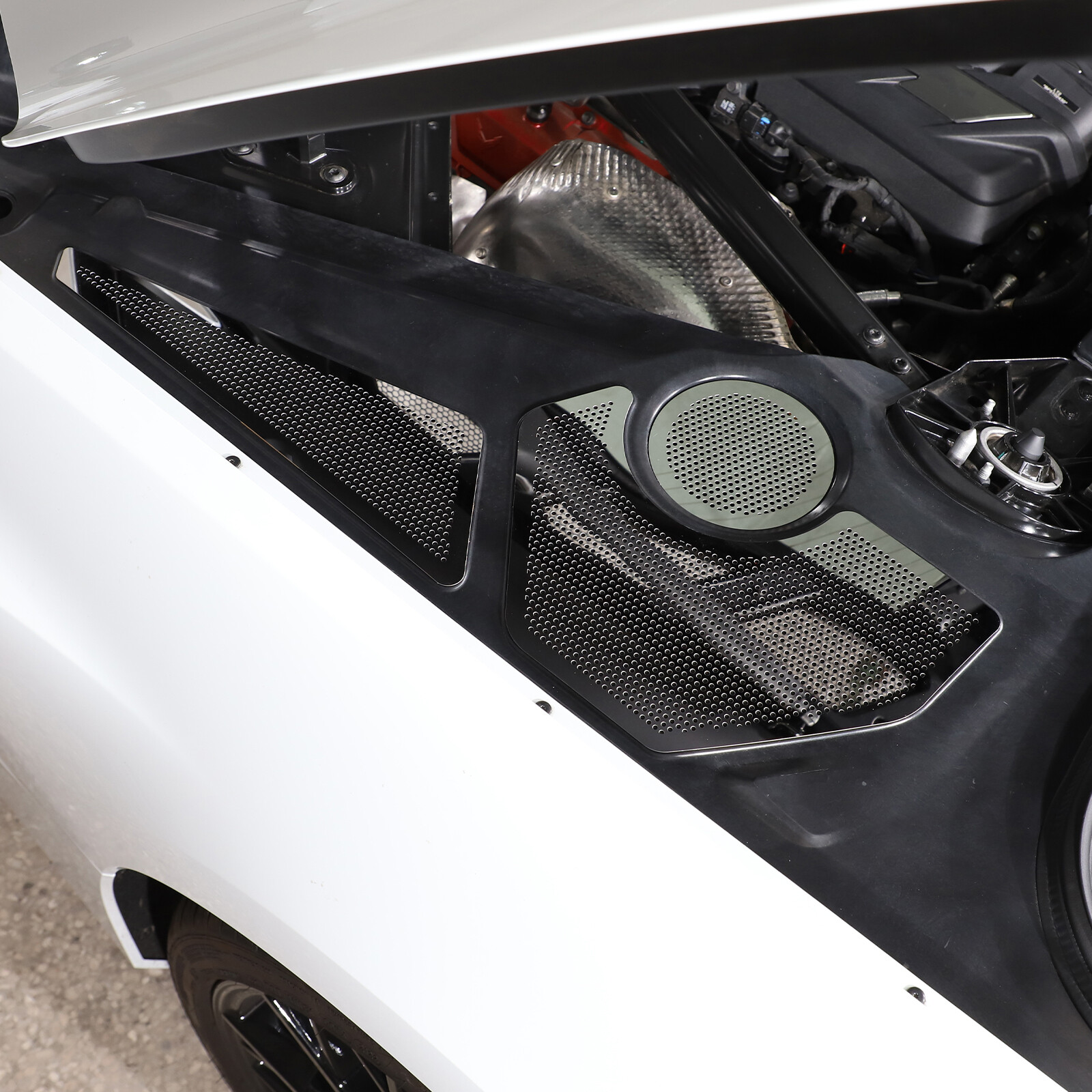 Stainless Inner Side Engine Bay Panel Overlay Plate Fits 20-up Corvette ...