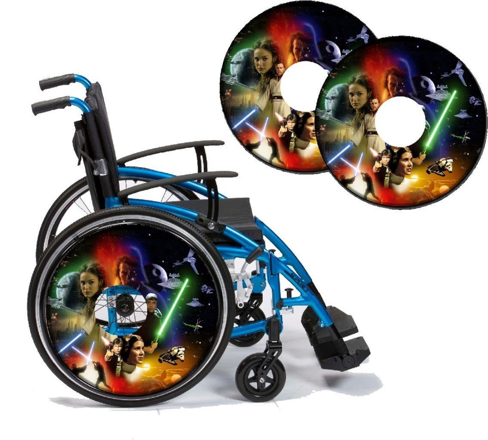Wheelchair Spoke Guard Protector VINYL STICKER SKINS Kids Custom ...