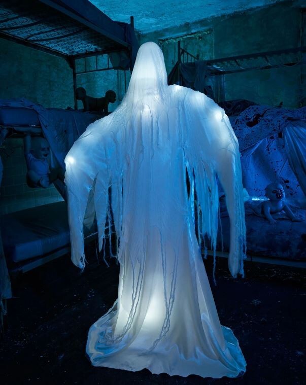 6 FT TEKKY ANIMATED RISING GHOST Halloween Prop HAUNTED HOUSE | eBay UK