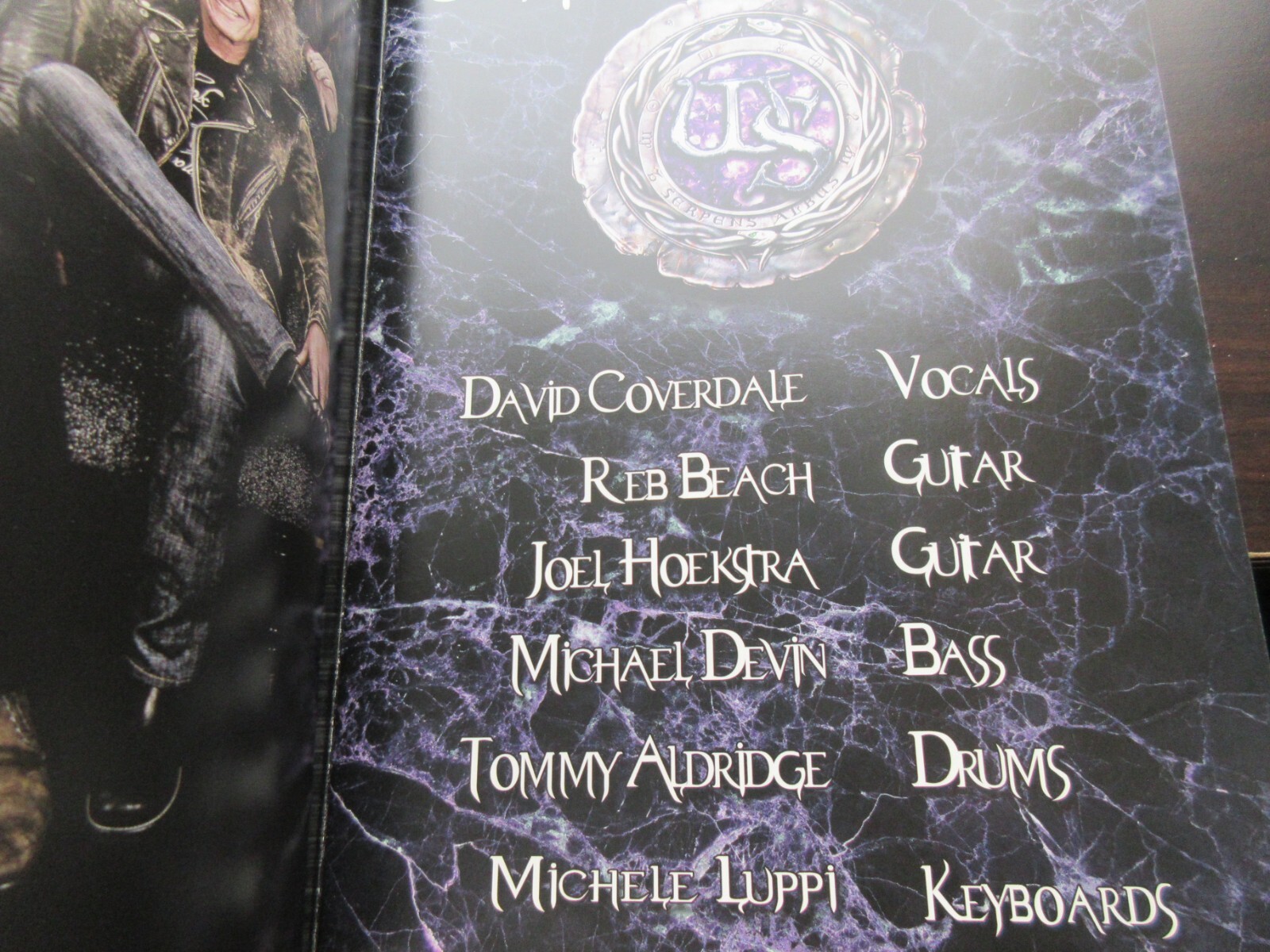 Whitesnake Signed 2018 World Tour Book Deep Purple David Coverdale Dio ...