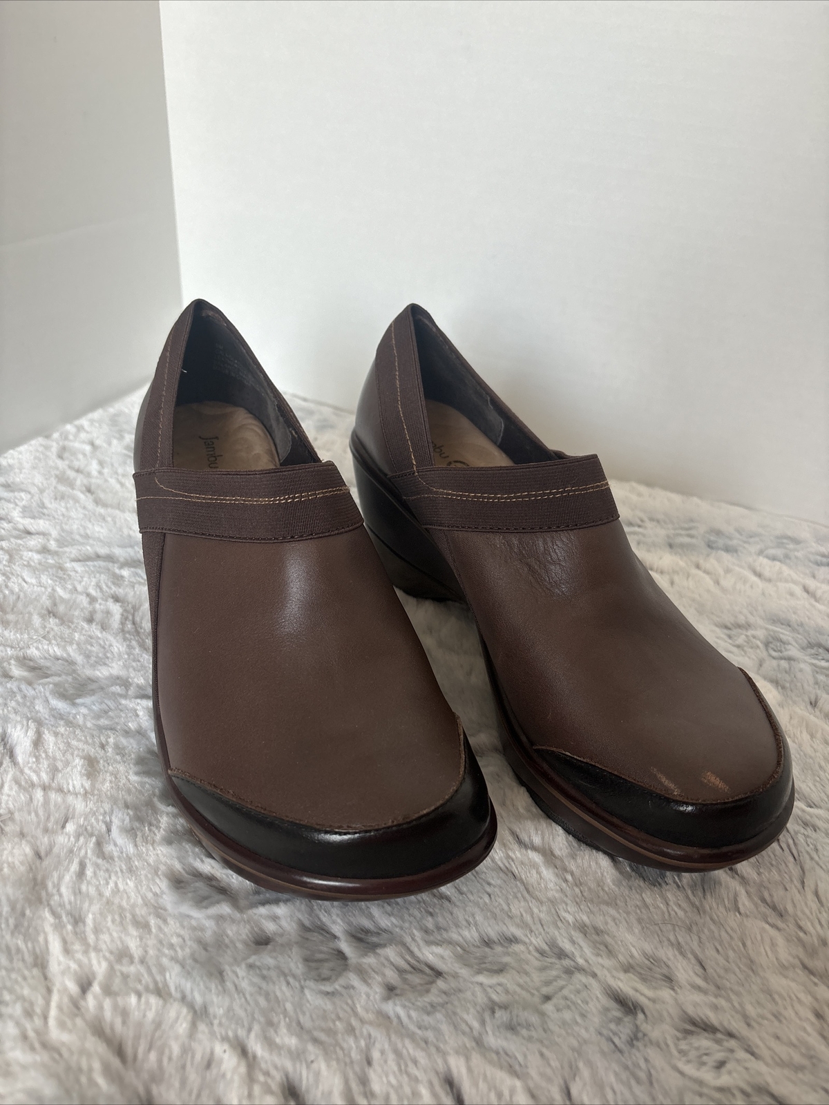 Jambu Brown Leather Cali Classic Women's Sport Wedge … - Gem