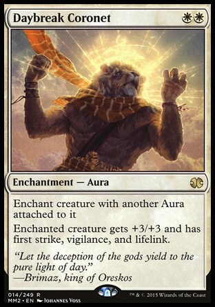 MTG Magic the Gathering Daybreak Coronet (14/265) Modern Masters 2015 ...